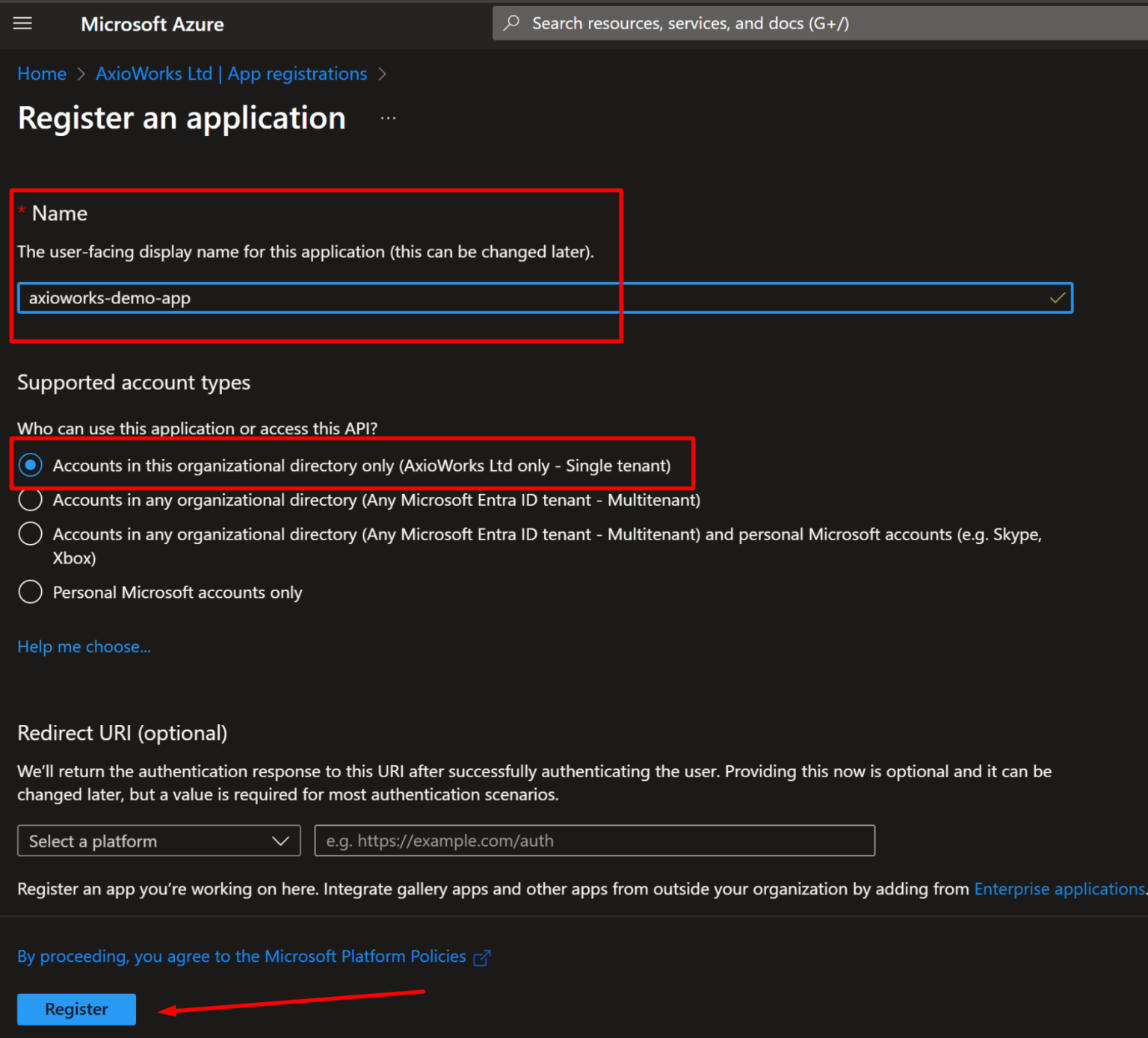 Configure an Azure Entra ID Connection to a SQL Azure Database – AxioWorks