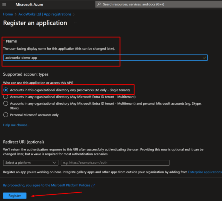 Configure an Azure Entra ID Connection to a SQL Azure Database – AxioWorks